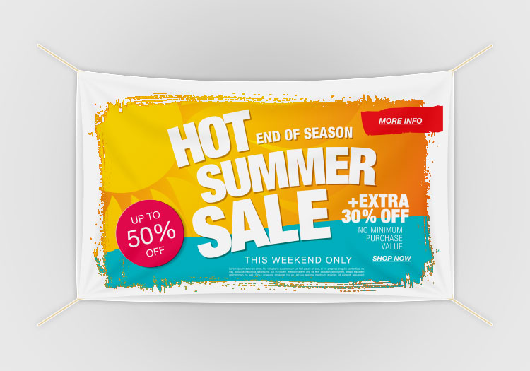 13 oz Matte Vinyl Banner - Online Banner Maker - Techniprint