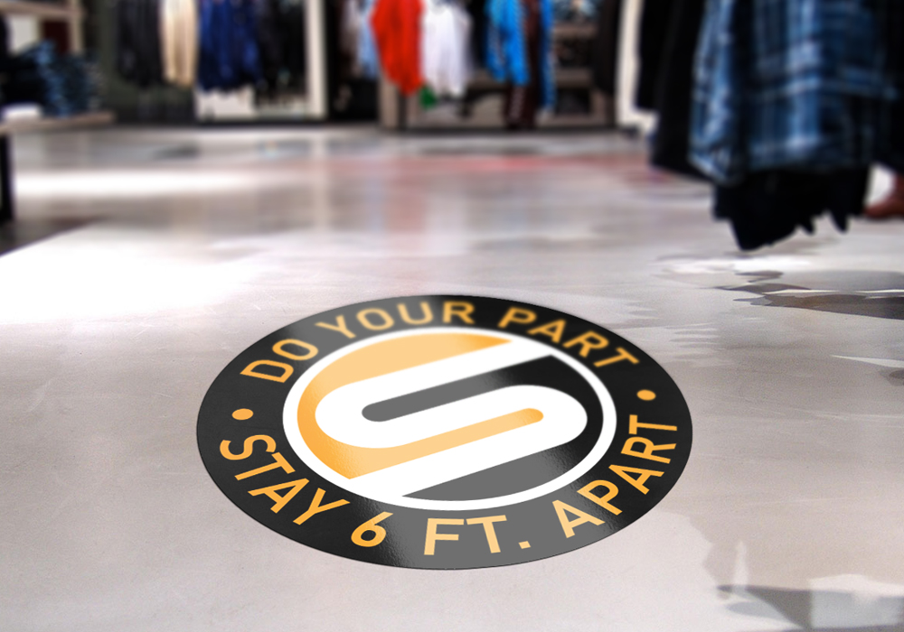 Removable Floor Decals & Graphics | Design Service Available