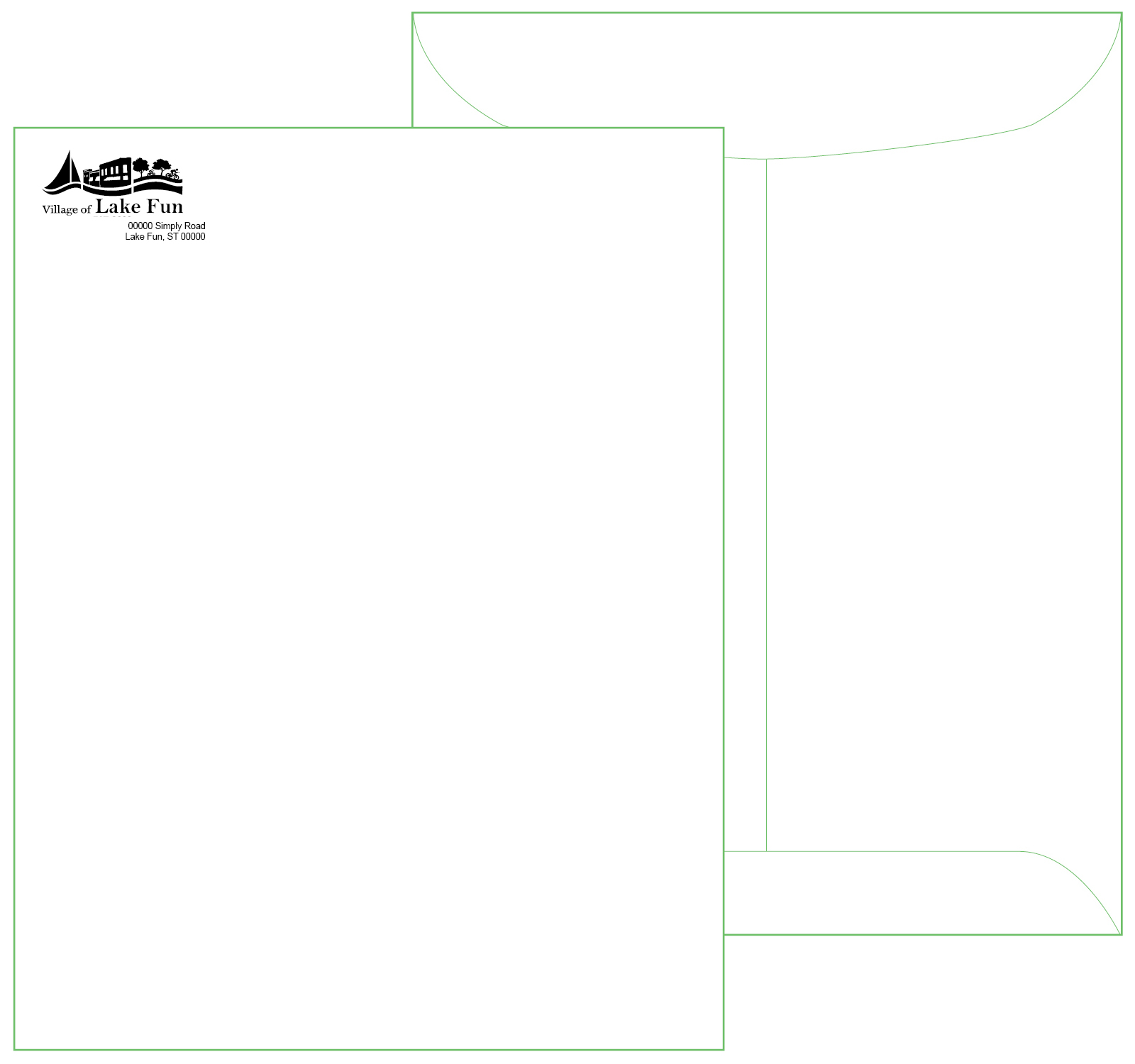 Printing Systems · 10 x 13 White Catalog Envelope