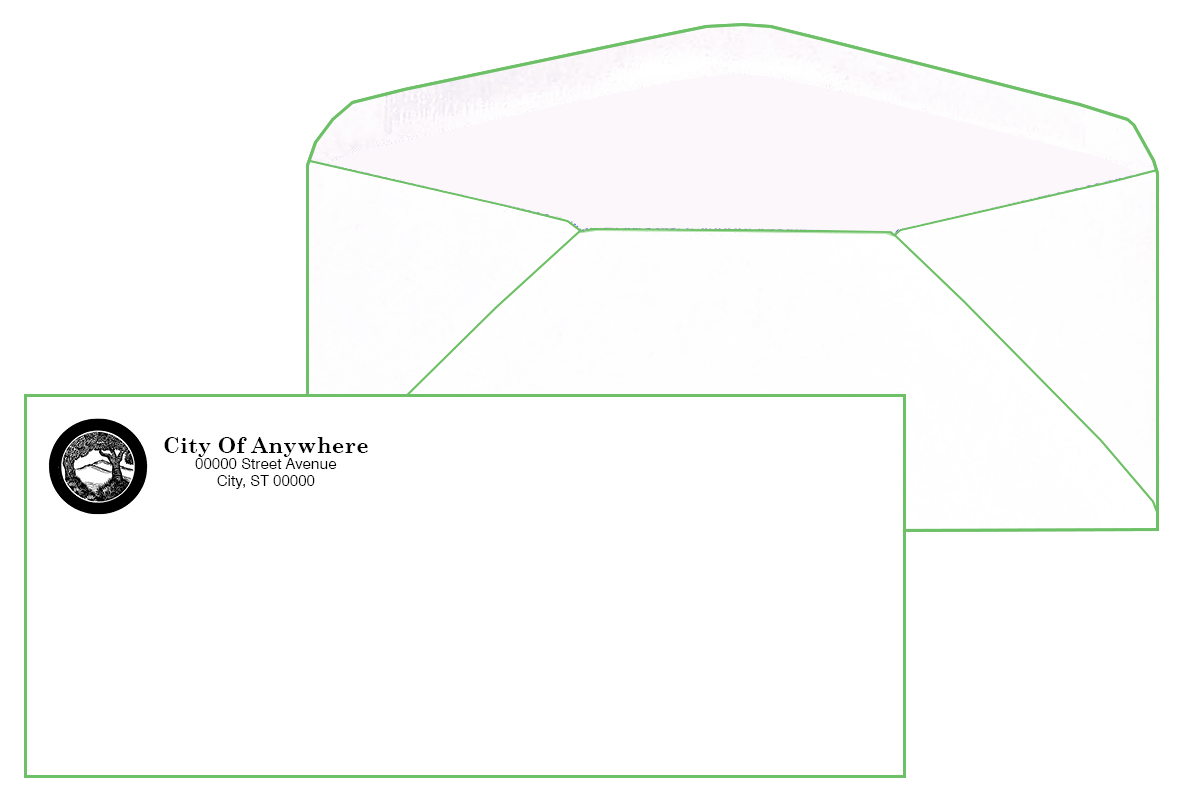 Printing Systems · #9 Regular Envelope