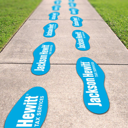 JH Foot Steps Floor Vinyl