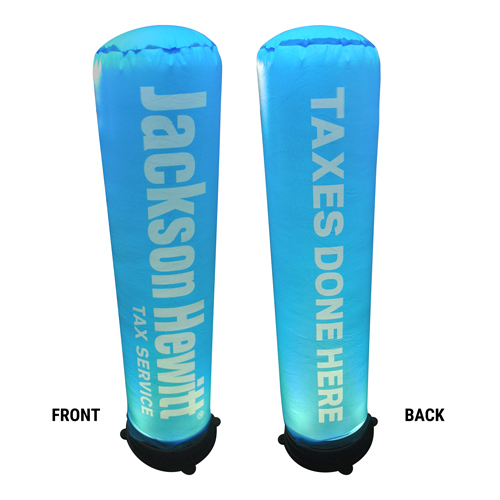 Lighted, Rotating Column