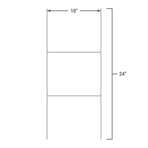 H Stakes for Yard Signs | H-Stakes Wholesale | Metal H-Stakes